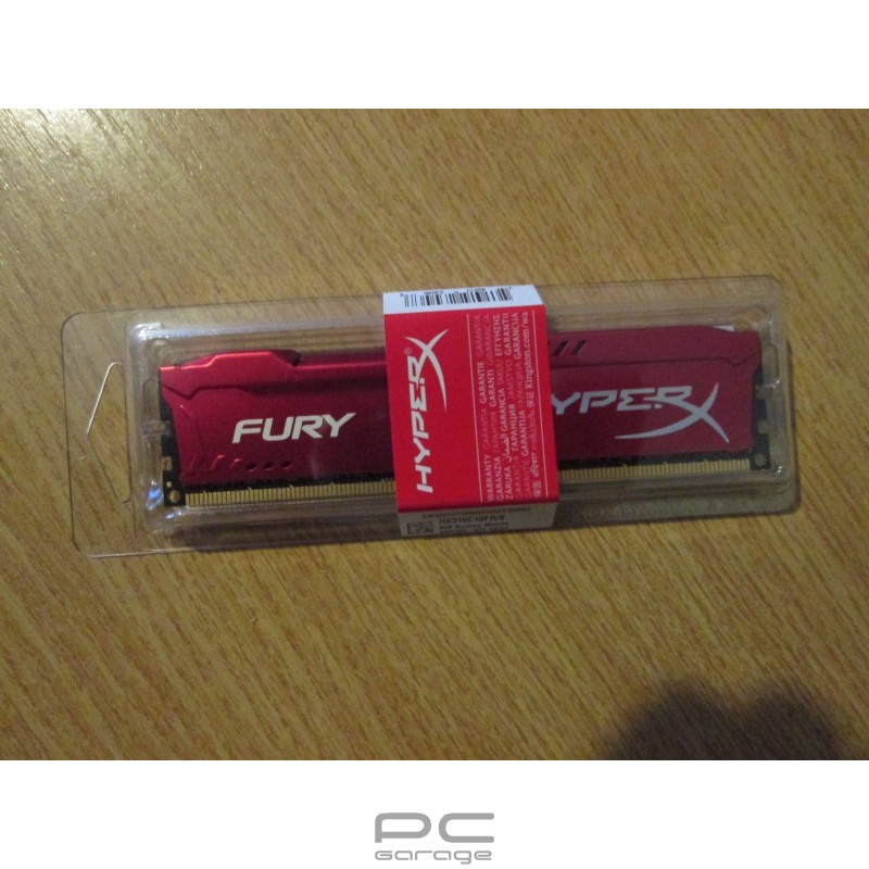 Memorie HyperX Fury Red 8GB DDR3 1600 MHz CL10 - PC Garage