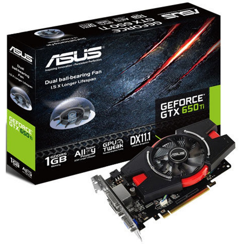 Placa video ASUS GeForce GTX 650 Ti 1GB GDDR5 128-bit HDMI - PC Garage