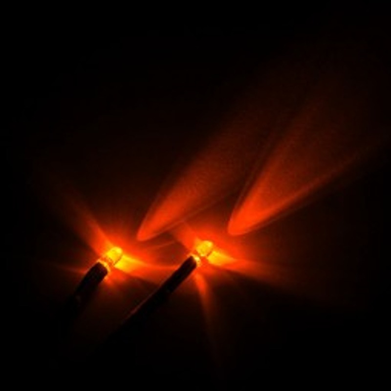 XSPC Twin LED 5mm - Orange - PC Garage