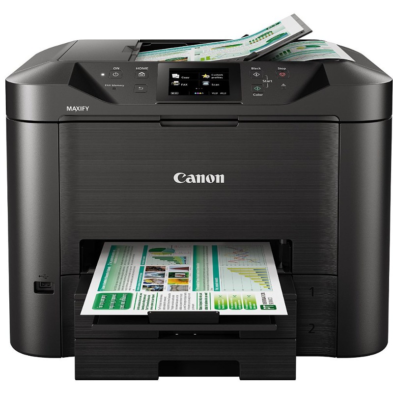 Multifunctionala Canon MAXIFY MB5450, Inkjet, Color, Format A4, Fax ...