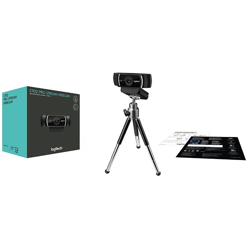 Camera Web Logitech C922 Pro Stream, FHD, USB, Black - PC Garage