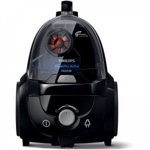 Aspirator Philips FC9540/91, fara sac, 1500W, 1.7L, Negru intens - PC ...