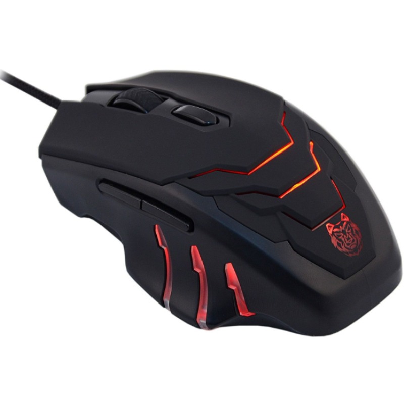 Mouse Gaming A+ G6-Helis Black - PC Garage