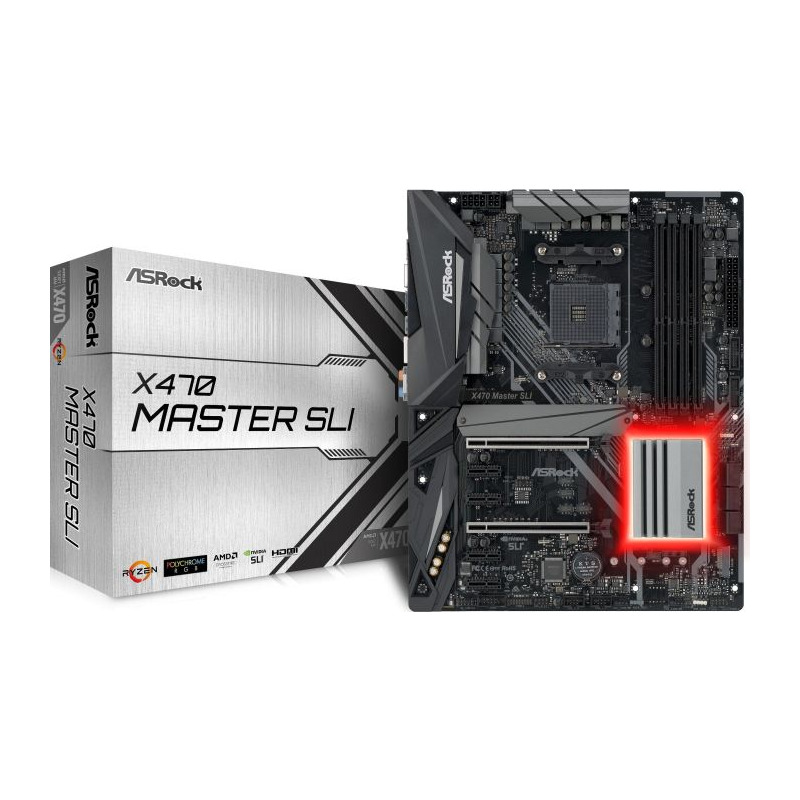 Placa de baza ASRock X470 Master SLI - PC Garage