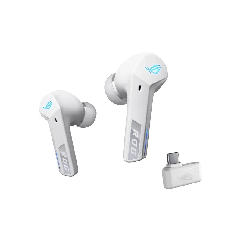 Casti Gaming ASUS ROG Cetra True Wireless Speednova White - PC Garage