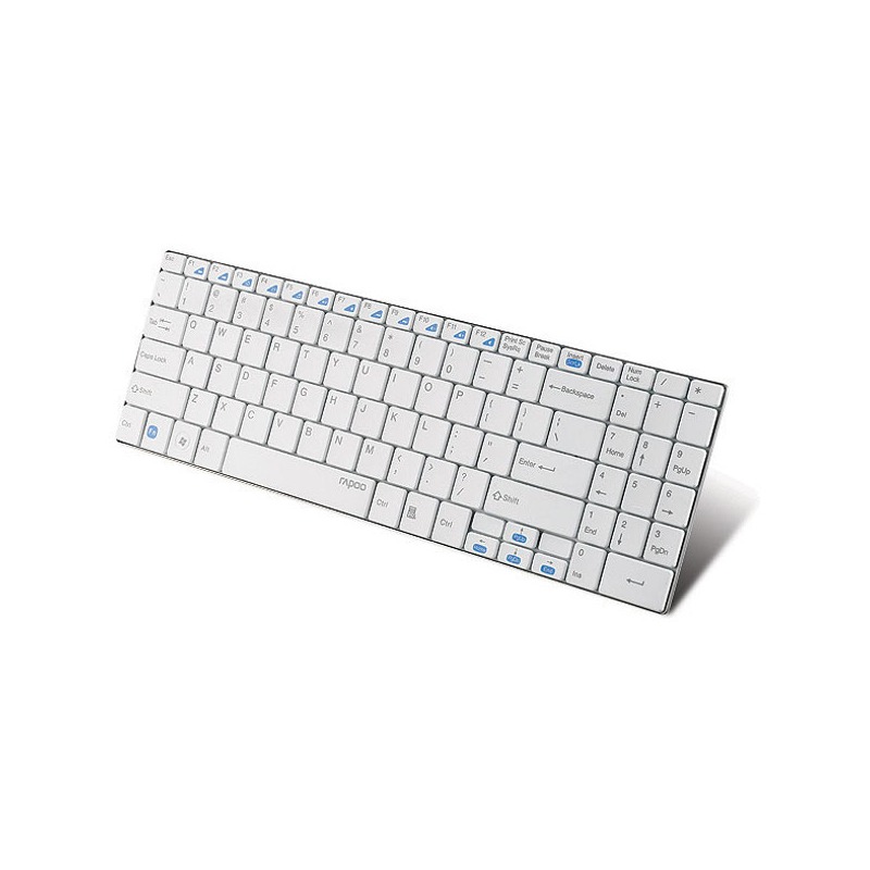 Tastatura Rapoo Wireless Ultra-slim E9070 White - PC Garage