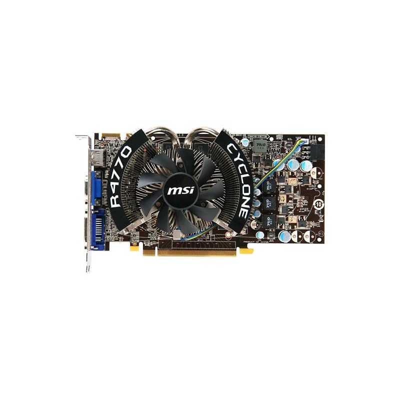 Placa video MSI Radeon HD4770 Cyclone 512MB GDDR5 128-bit HDMI - PC Garage