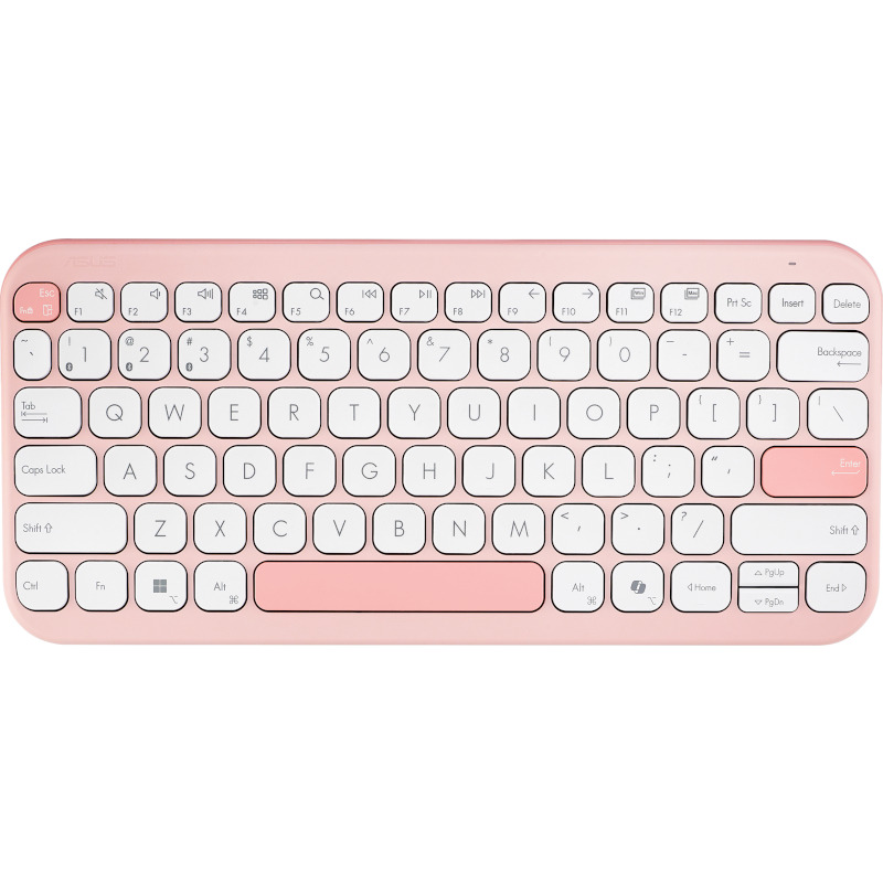 Tastatura ASUS Marshmallow KW100 Bluetooth Pink - PC Garage
