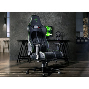 Scaun gaming Razer Enki Pro black-green - PC Garage