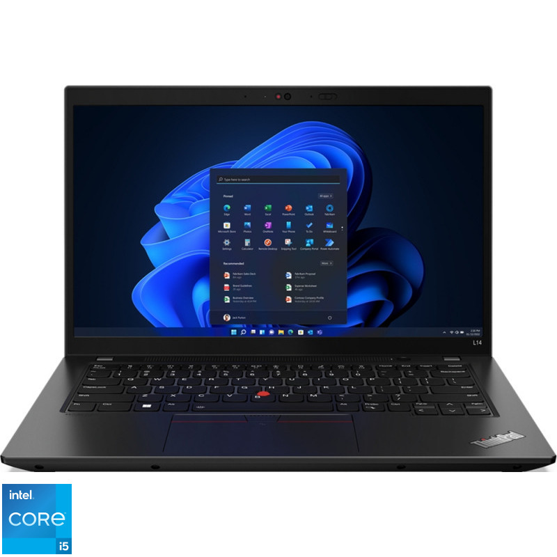 Laptop Lenovo 14'' ThinkPad L14 Gen 3, FHD IPS, Procesor Intel® Core ...