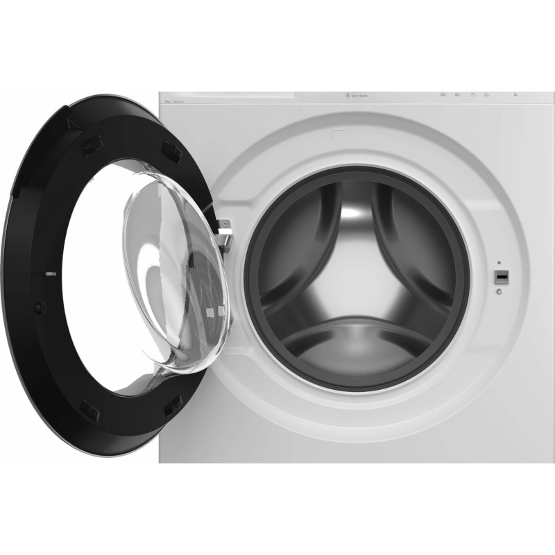 Masina de spalat rufe Beko B3WFU59425W, Slim, 9 kg, 1400 RPM, Clasa A, SteamCure, AddXtra ...