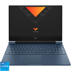 Laptop HP Gaming 15.6 Victus 15 fa0024nq FHD Procesor Intel Core i5 12500H 18M Cache up to 4.50 GHz 8GB DDR4 512GB SSD GeForce GTX 1650 4GB Free DOS Performance Blue PC Garage