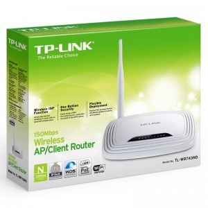 Router wireless TP-LINK TL-WR743ND - PC Garage