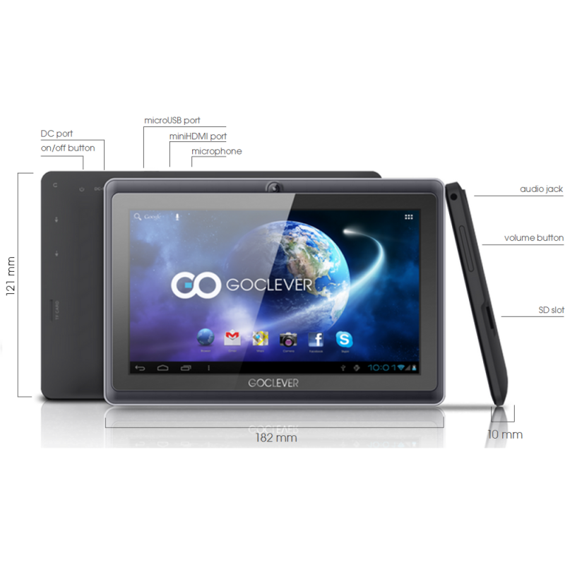 Tableta GO CLEVER TAB Terra 70 L, 7 inch MultiTouch, Cortex A5 1GHz ...