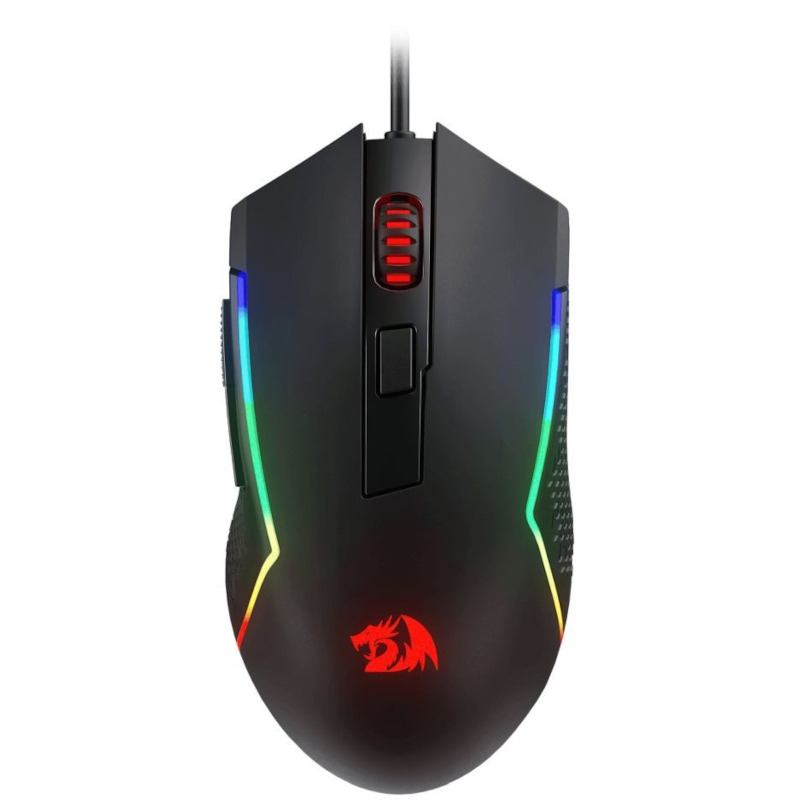 Mouse Gaming Redragon Trident Basic RGB Black - PC Garage