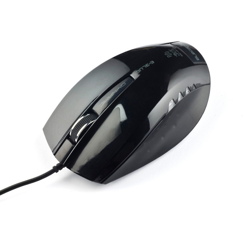 Mouse E-Blue Dynamic Black Color Pal - PC Garage