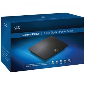 Switch Linksys Gigabit SE2800 - PC Garage