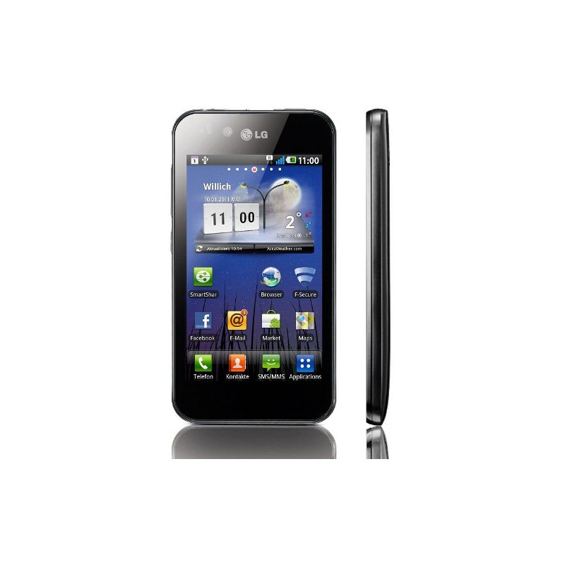 Smartphone LG Optimus P970 Black - PC Garage