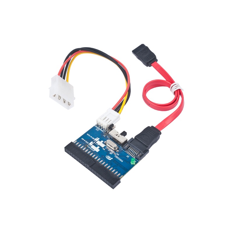 Adaptor Gembird 1x IDE Female - 1x SATA Male + 1x Molex Male ...