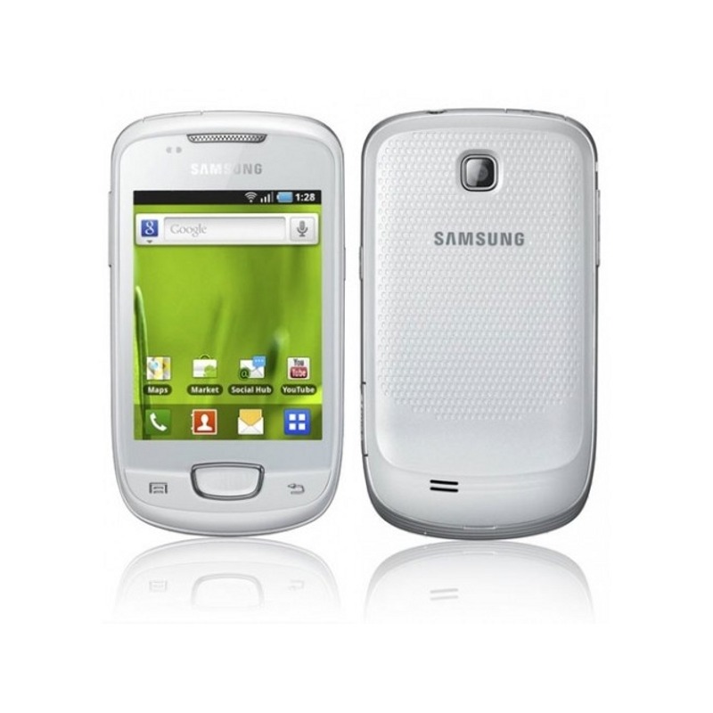 Smartphone Samsung S5570i Galaxy Pop Plus Chic White - PC Garage