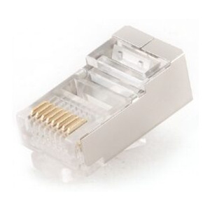 Accesoriu retea Spacer Mufa RJ45 pentru cablu UTP CAT6 PassThrough 100 ...