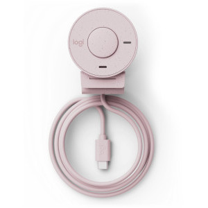 Camera Web Logitech Brio 300, Pink - PC Garage
