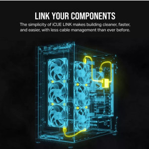 Fan controller Corsair iCUE LINK System Hub Black - PC Garage