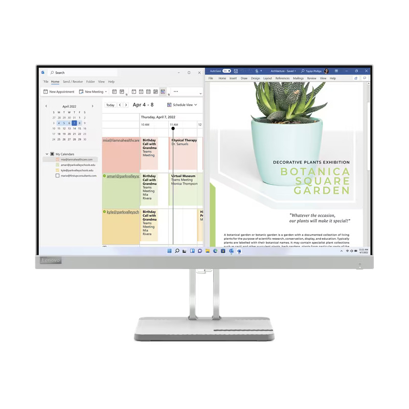 Monitor LED Lenovo L24e-40 23.8 inch FHD VA 4 ms 100 Hz FreeSync - PC ...