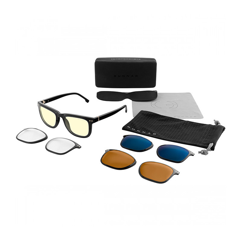 Ochelari protectie Monitor Gunnar Cupertino cu 4 lentile - Amber/ Amber Max/ Clear/ Sun - PC Garage