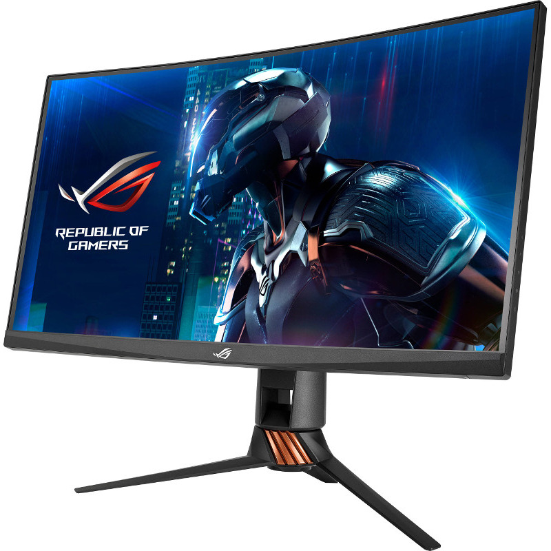 Monitor LED ASUS Gaming ROG PG27VQ Curbat 27 inch 2K 1 ms Black G-Sync ...