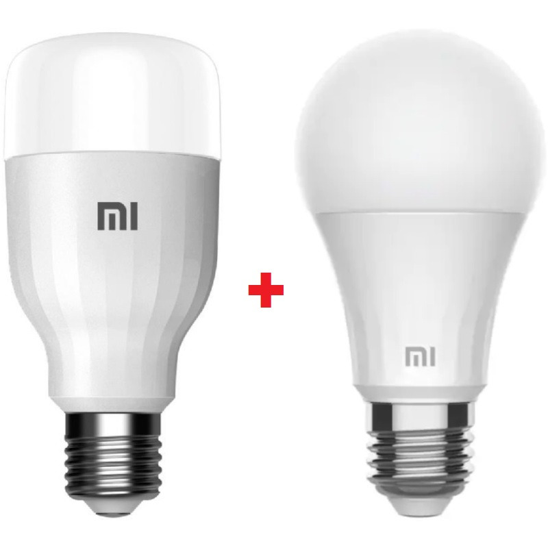 Xiaomi Pachet Bec Mi Smart LED Bulb Essential (Alb + Color) + Bec Mi ...