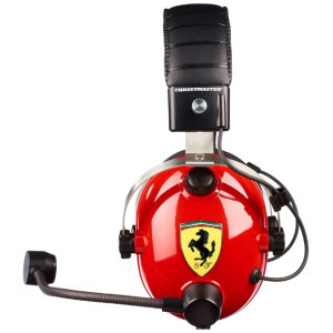 Casti Gaming Thrustmaster T. Racing Scuderia Ferrari Edition Black/Red ...