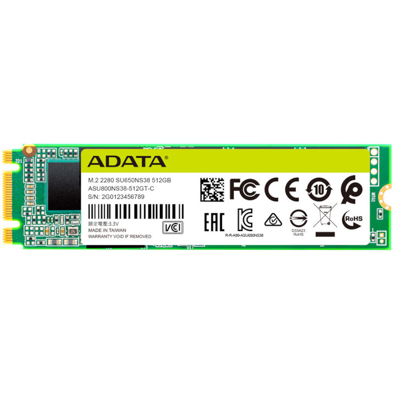 SSD ADATA SU650 512GB SATA-III M.2 2280 - PC Garage