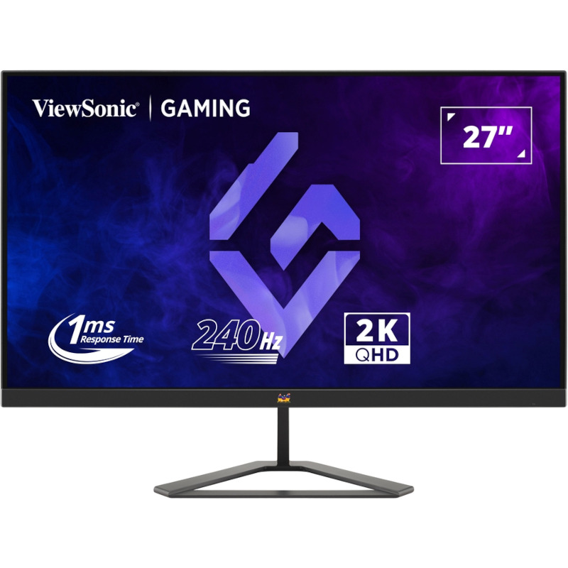 Monitor LED ViewSonic Gaming VX2758A-2K-PRO-3 27 inch QHD IPS 1 ms 240 Hz HDR FreeSync Premium ...