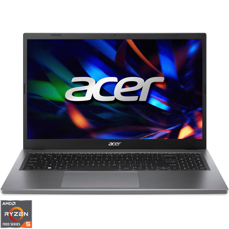 Laptop Acer 15.6'' Extensa 15 EX215-23, FHD IPS, Procesor AMD Ryzen™ 5 7520U (4M Cache, up to 4. ...