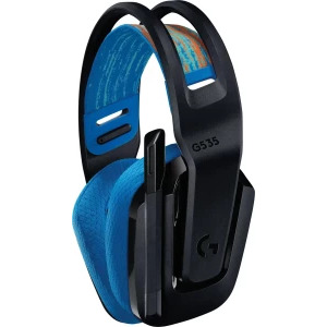 Casti Gaming Logitech G535 Lightspeed Black-Blue - PC Garage
