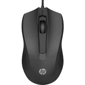 Mouse HP 100 Wired Black - PC Garage
