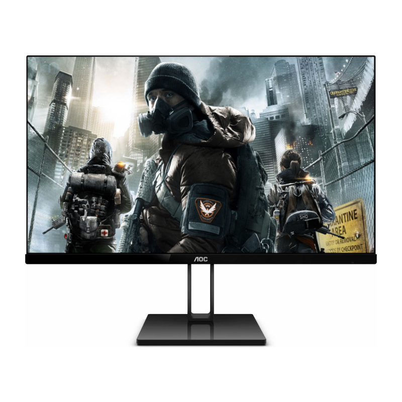 Monitor LED AOC Gaming 27V2Q 27 inch 5 ms Black FreeSync 75Hz - PC Garage