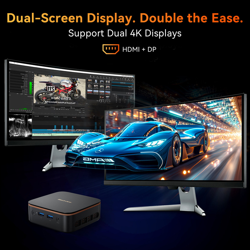 Mini PC Blackview MP20, Procesor Intel N150 3.6GHz Twin Lake, 16GB RAM ...