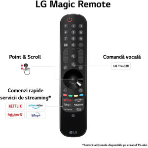 Televizor LED LG Smart TV 65UT81003LA Seria UT81 164cm gri inchis 4K ...
