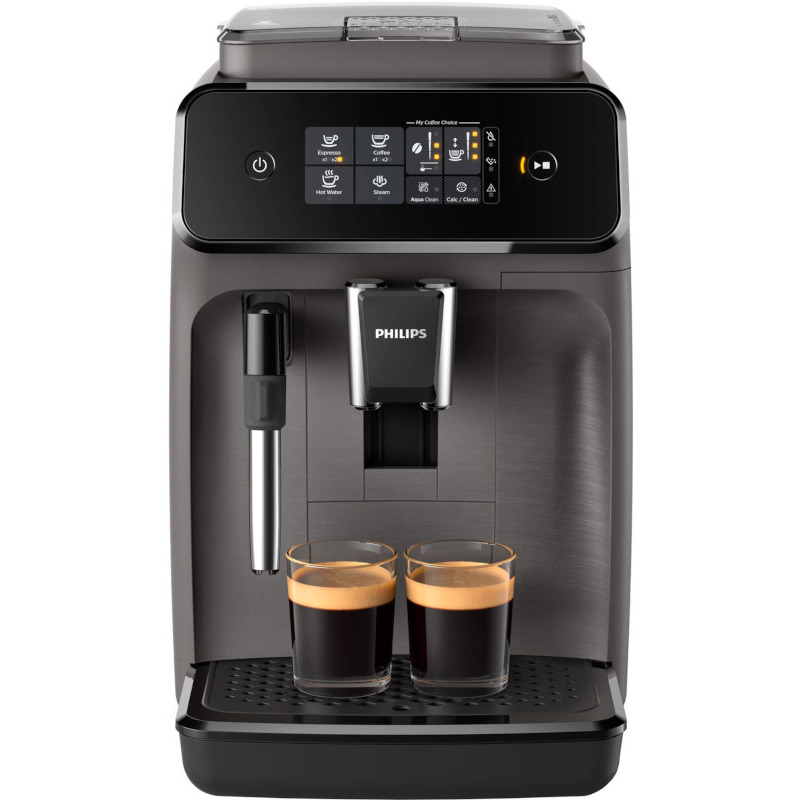Espressor de cafea Philips automat EP1224/00, 1500W, 15bar, 1.8L, Gri ...