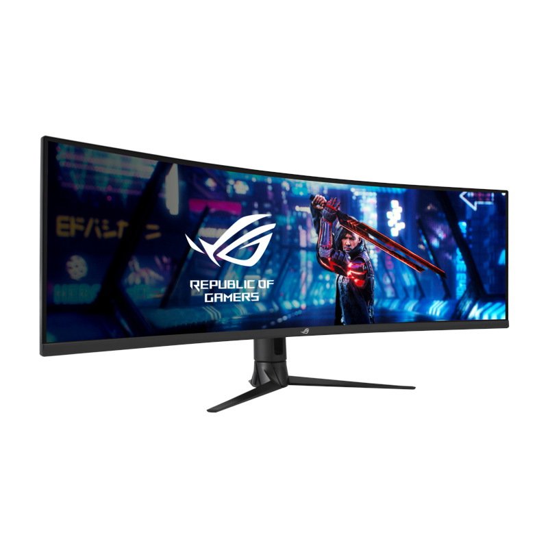 Monitor LED ASUS Gaming ROG Strix XG49WCR Curbat 49 inch DQHD VA 1 ms ...