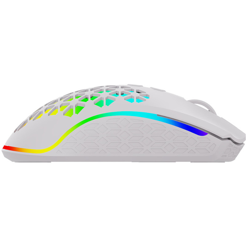 Mouse Gaming AQIRYS Polaris Wireless White - PC Garage