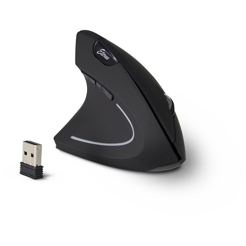 Mouse Inter-Tech Eterno KM-206L Wireless Black Left-Handed - PC Garage