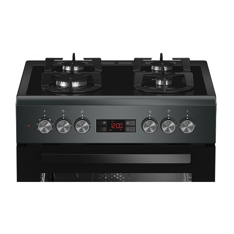 Aragaz Beko FSM65330DAS, 4 arzatoare, Mixt, Aprindere electrica, Grill ...