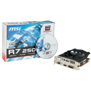 Placa video MSI Radeon R7 250 OC 2GB DDR3 128-bit - PC Garage