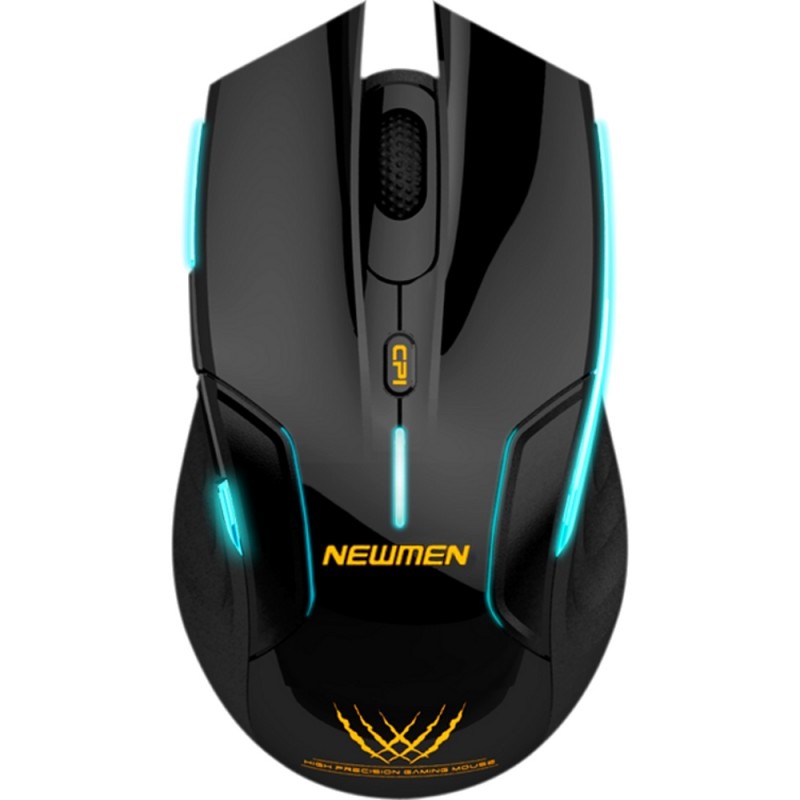 Mouse Gaming Newmen Wireless E500 Black - PC Garage