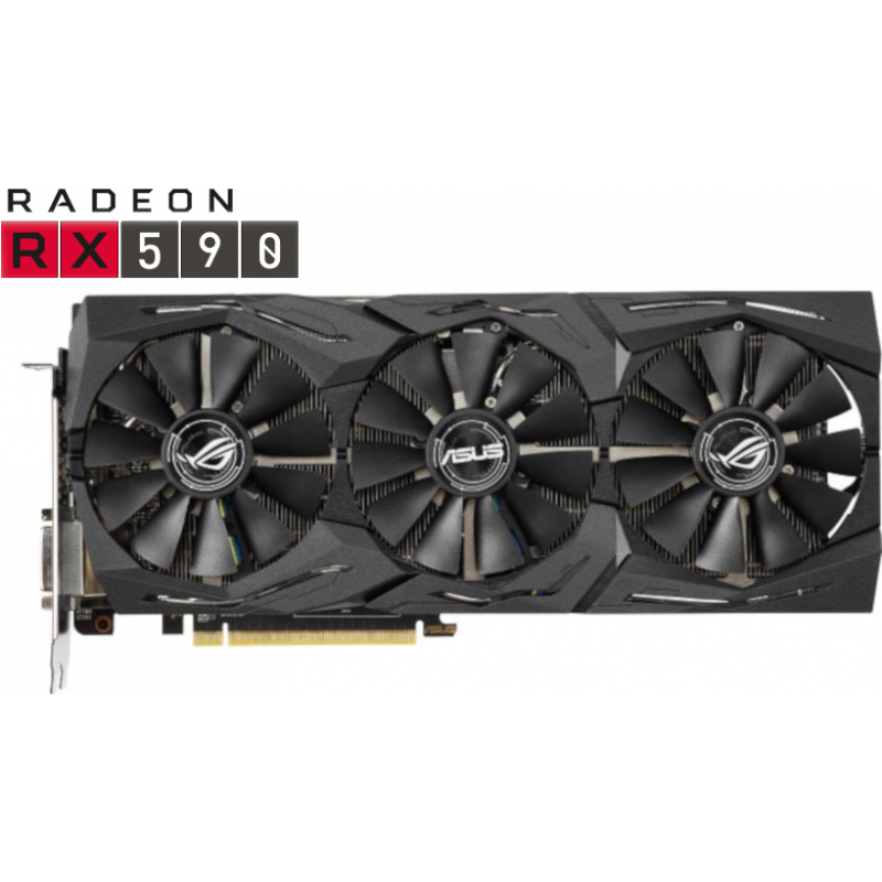 Placa video ASUS Radeon RX 590 ROG STRIX GAMING 8GB GDDR5 256-bit - PC ...