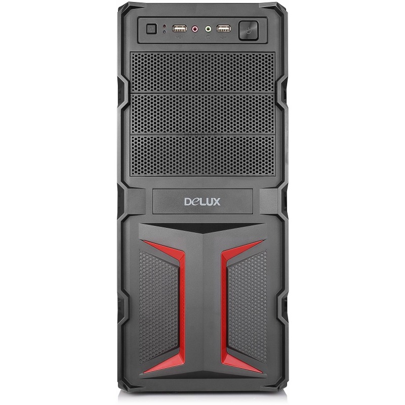 Carcasa Delux MV888 450W black-red - PC Garage