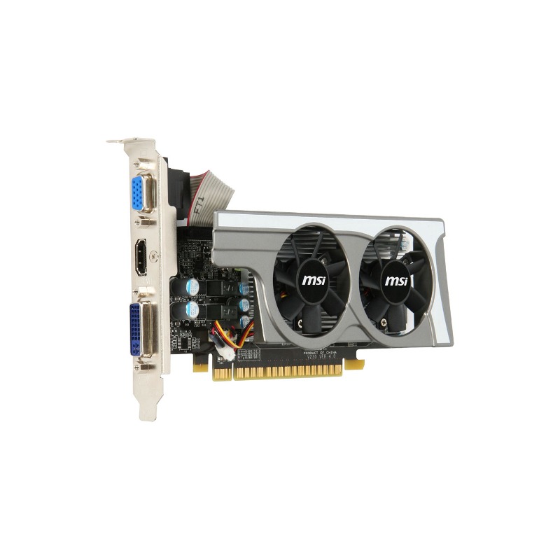 Placa video MSI GeForce GT430 Dual Fan 1GB DDR3 128-bit Low Profile bulk - PC Garage